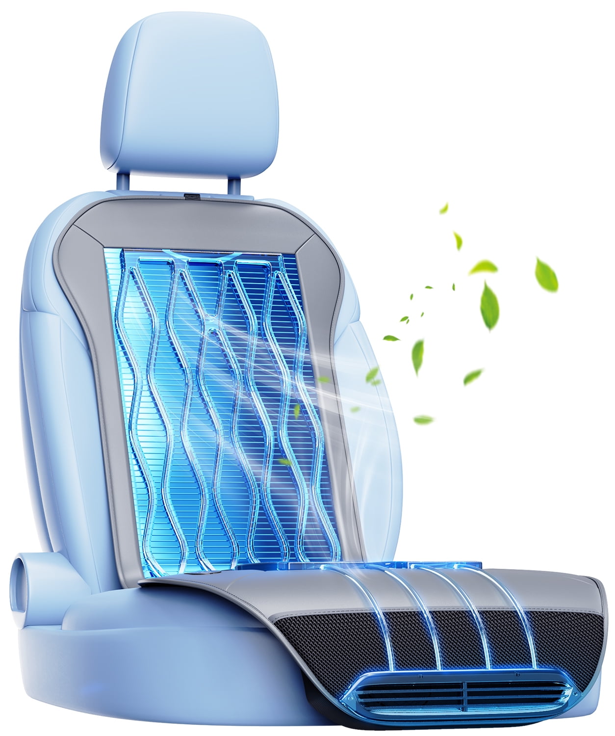 Cooling Car Seat Cover, Comfortable Cooling Car Seat Cushion with 3 ...
