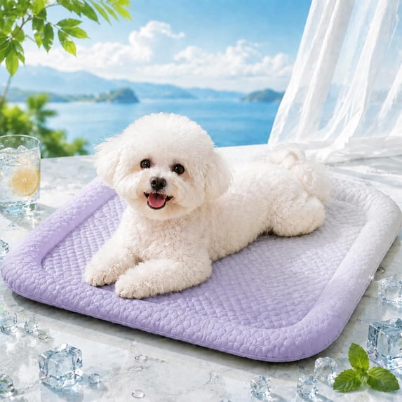 Cooling Mat for Dogs & Cats Self Cooling Pet Pad Breathable Washable ...