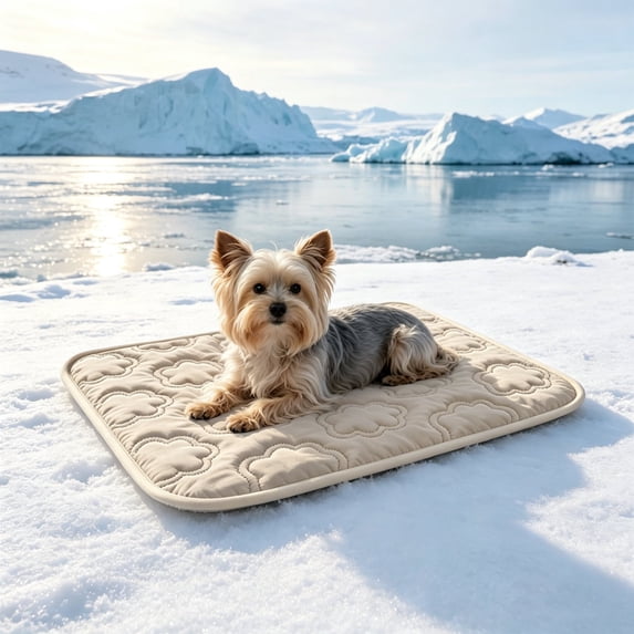 Cooling Mat for Dogs, Cool Fiber, Foldable and Washable Pet Pad for ...