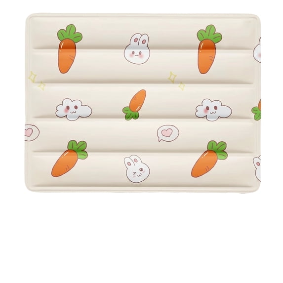 Cooling Mat for Dogs and Cats, Cooling Pad for Dog Sleeping with Carrot ...