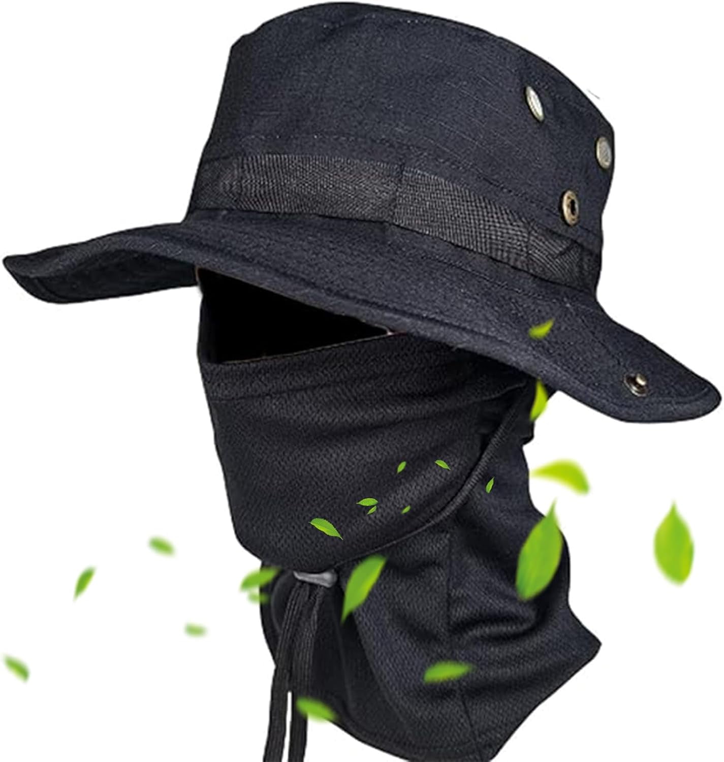 Cooling Neck Gaiter Face Mask Boonie Hat Set Fishing Hat Boonie Hat ...