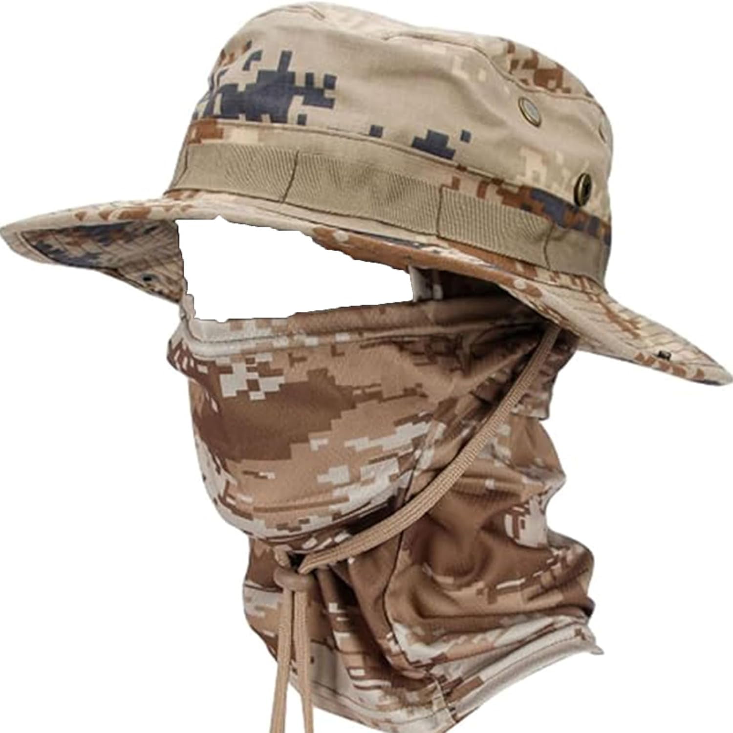 Cooling Neck Gaiter Face Mask Boonie Hat Set Fishing Hat Boonie Hat ...