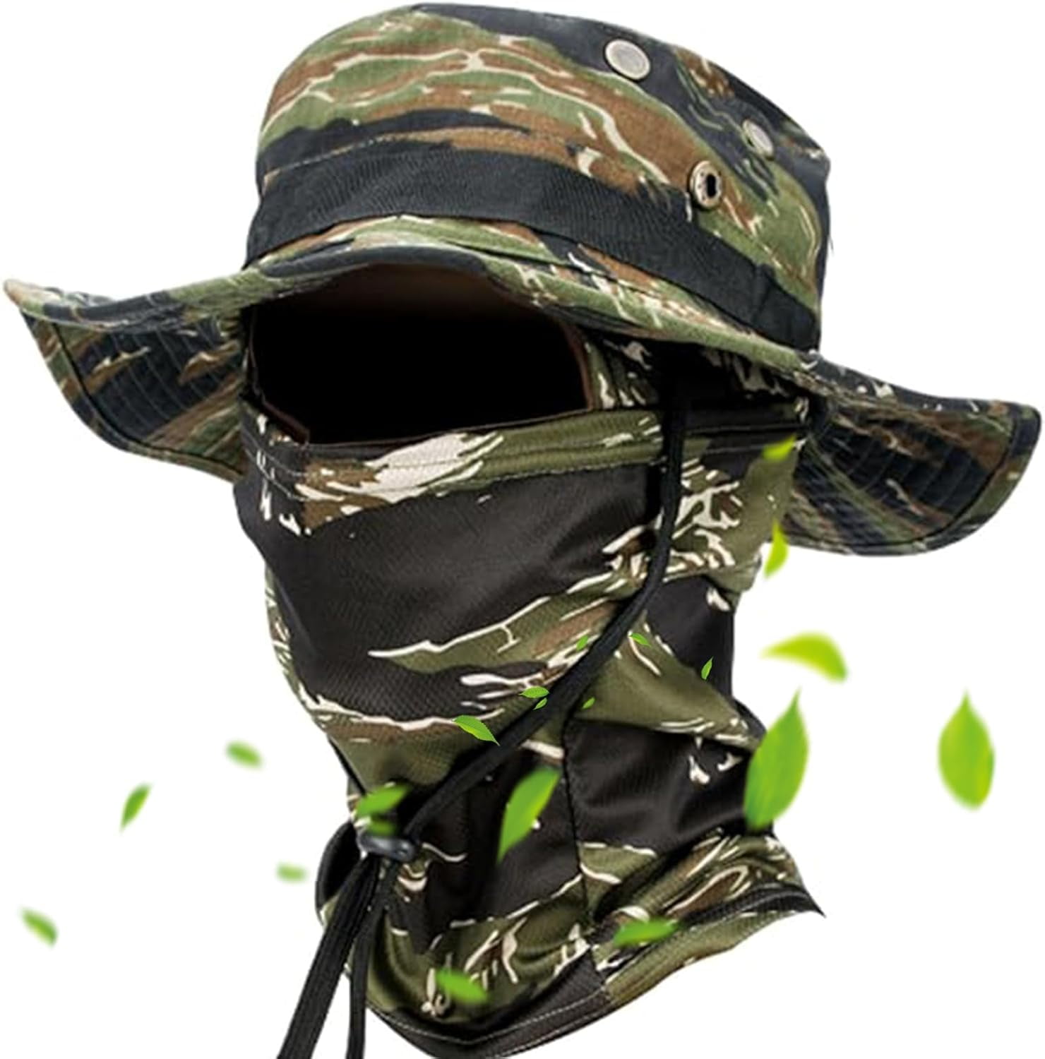 Cooling Neck Gaiter Face Mask Boonie Hat Set Fishing Hat Boonie Hat ...