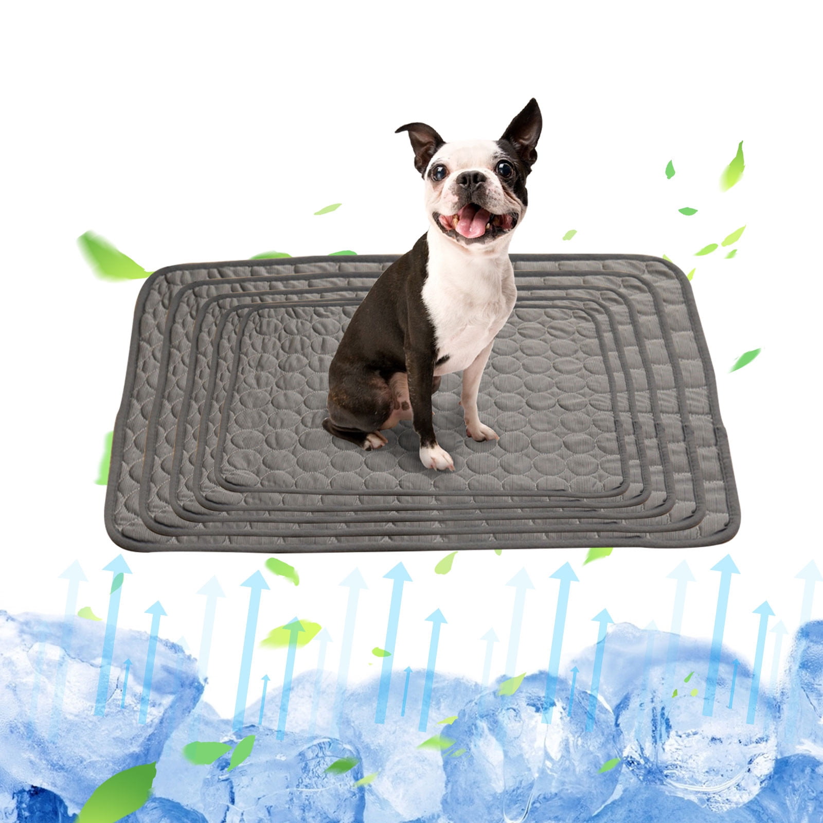 Cooling Pad for Dog, Summer Pet Ice Mat Dog Mat Ice Silk Mat Cool Mat ...