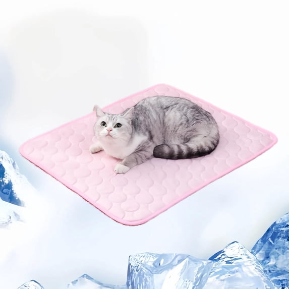 Cooling Pad for Dog,Foldable Pet Sleeping Cooling Dog Bed,Machine ...