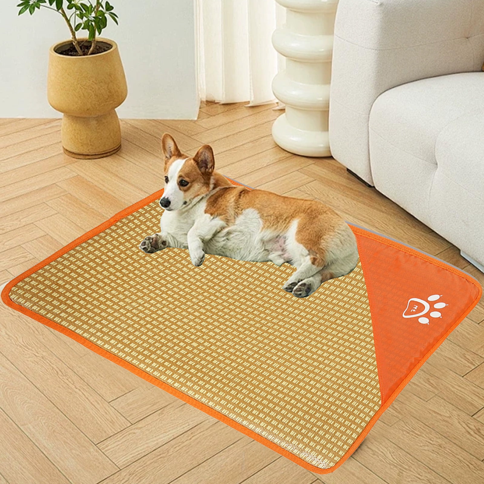 Cooling Pet Mat for Dogs & Cats - 14.57" x 11.02" x 0.59" Breathable ...