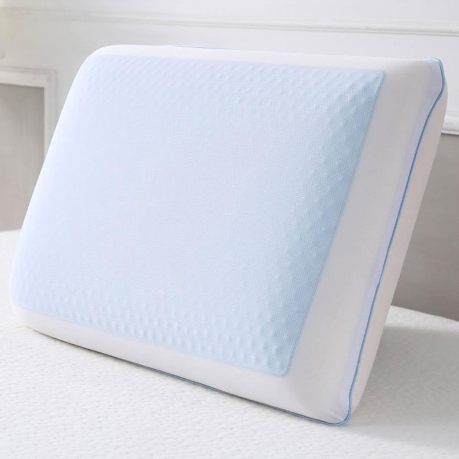 Cooling Pillow for Sleeping, Standard Size Cooling Memory Foam Pillow ...