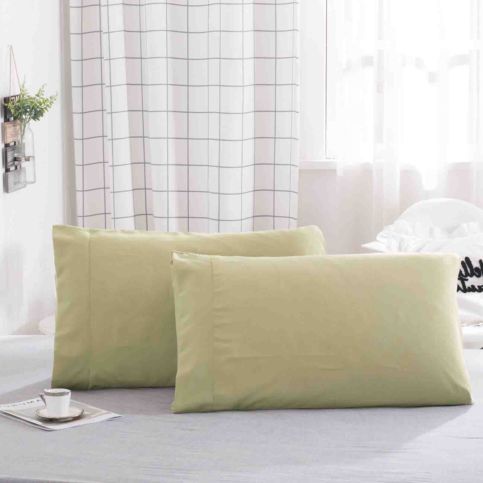 Cooling Pillowcase Set of 2, Breathable Full Body Length Pillow Cover ...