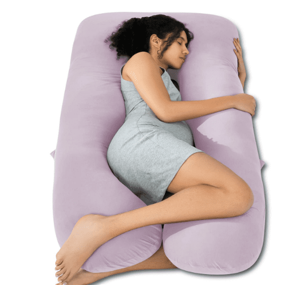 Cooling Pregnancy Pillows, U Shaped Full Body Maternity Pillow for ...