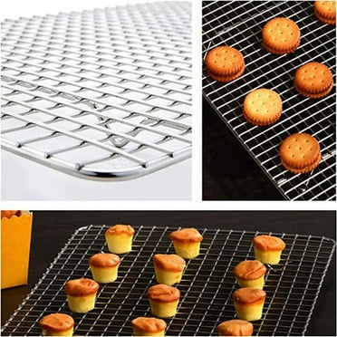 Baking Cooling Rack Set of 2, Casewin Stainless Steel Toaster Oven Rack ...