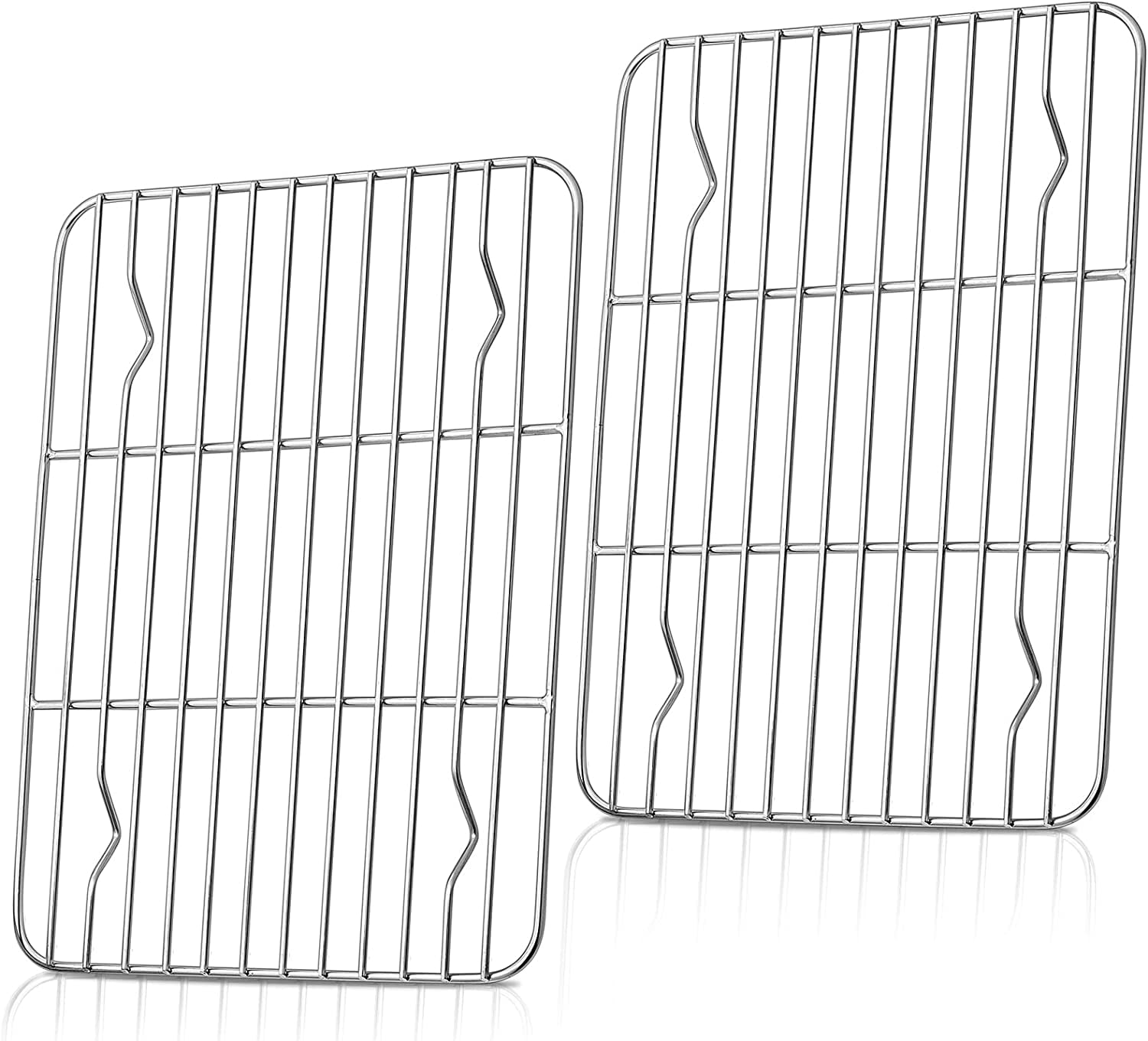 Walmart 2-Pack, 12 Inch Stainless Steel Baking Racks, Oven & Dishwasher ...
