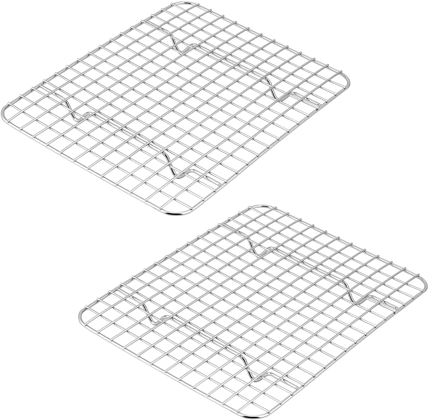 Casewin 2 Pack Stainless Steel Wire Cooking Cooling Rack - Oven Safe ...