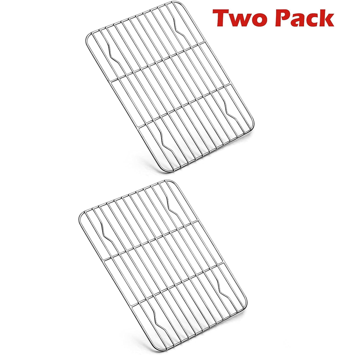 Cooling Rack Pack of 2, Stainless Steel Baking Racks, Heavy Duty Wire ...