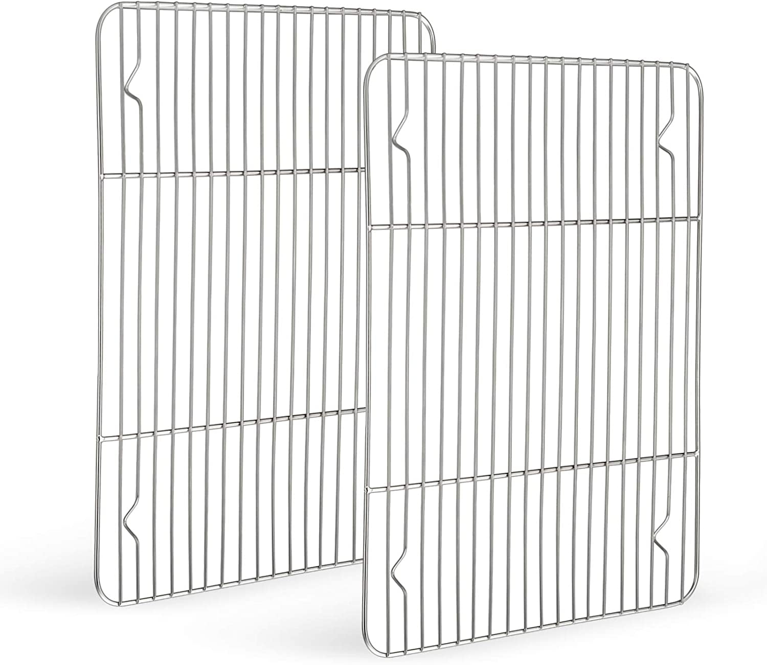 Cooling Rack Set of 2, Topboutique Baking Rack Stainless Steel Wire ...