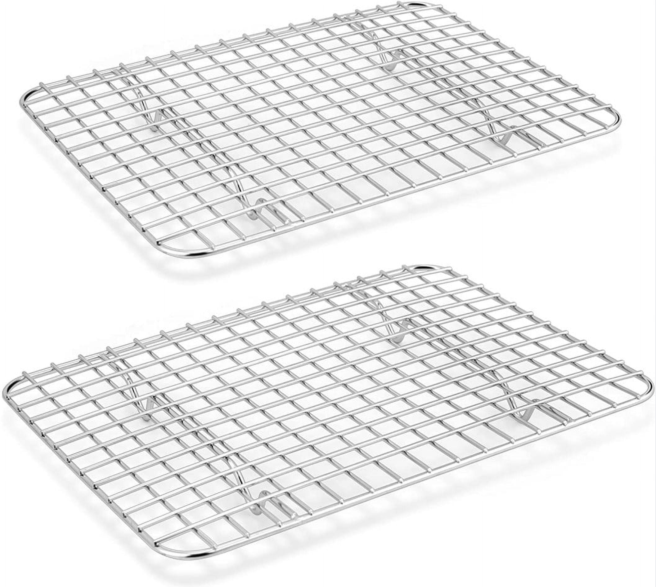 Cooling Racks, Casewin 2 Pcs Non-Stick Small Wire Rack, Stainless Steel ...
