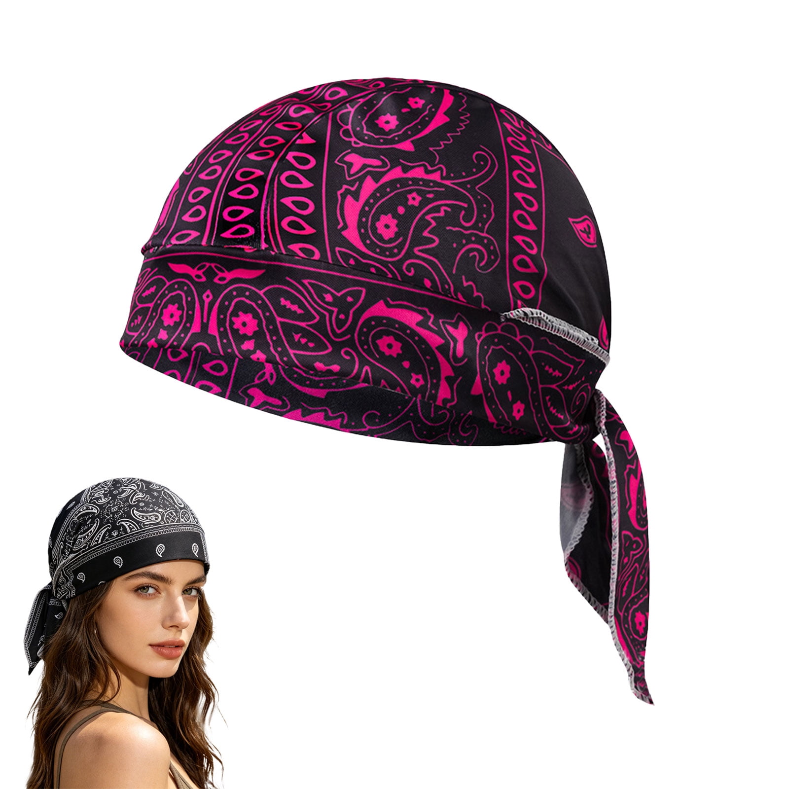 Cooling Skull Cap Helmet Liner, Breathable Sweat Wicking Head Wrap ...
