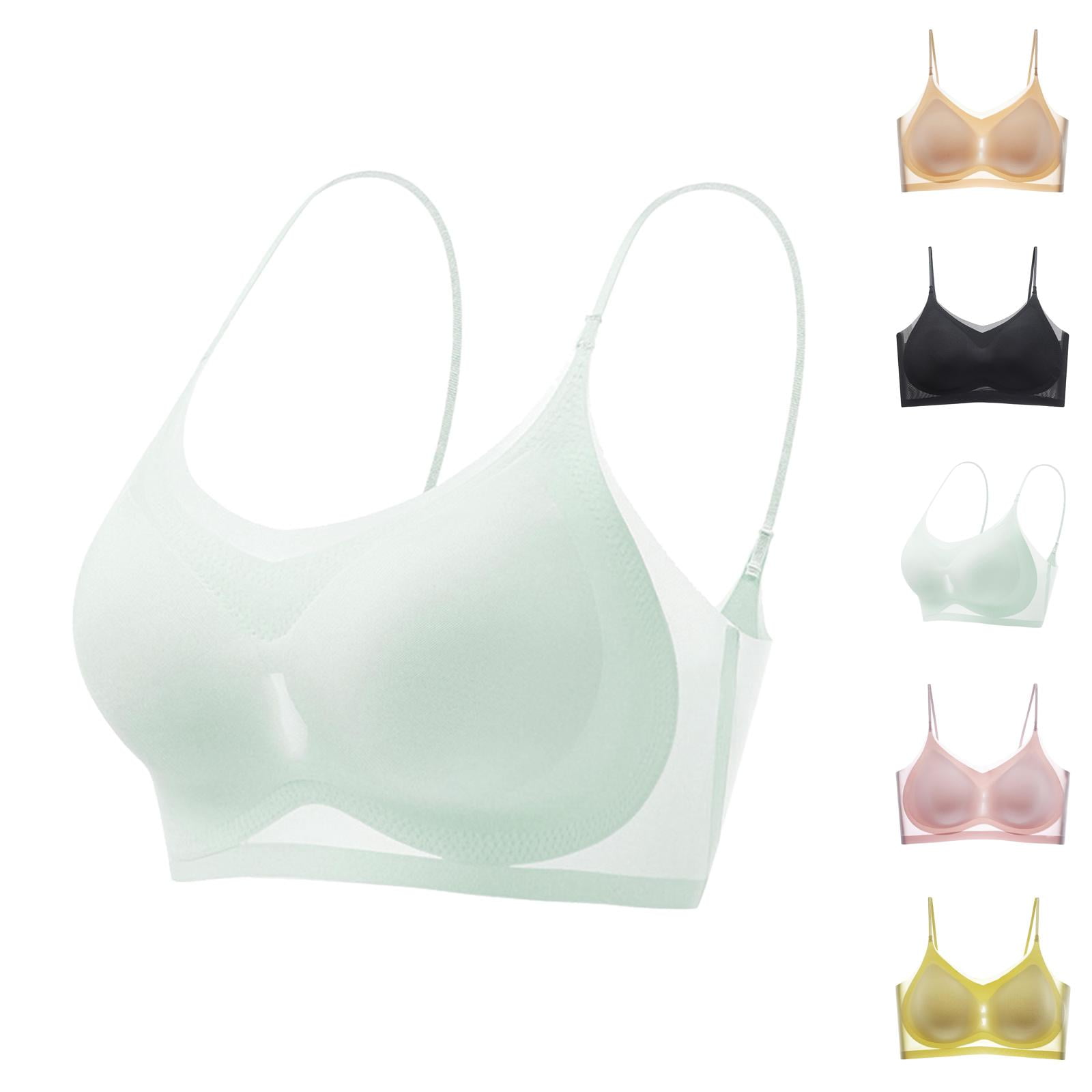 Cooling Sports Bras for Women Racerback Push Up Seamless Minimizer ...