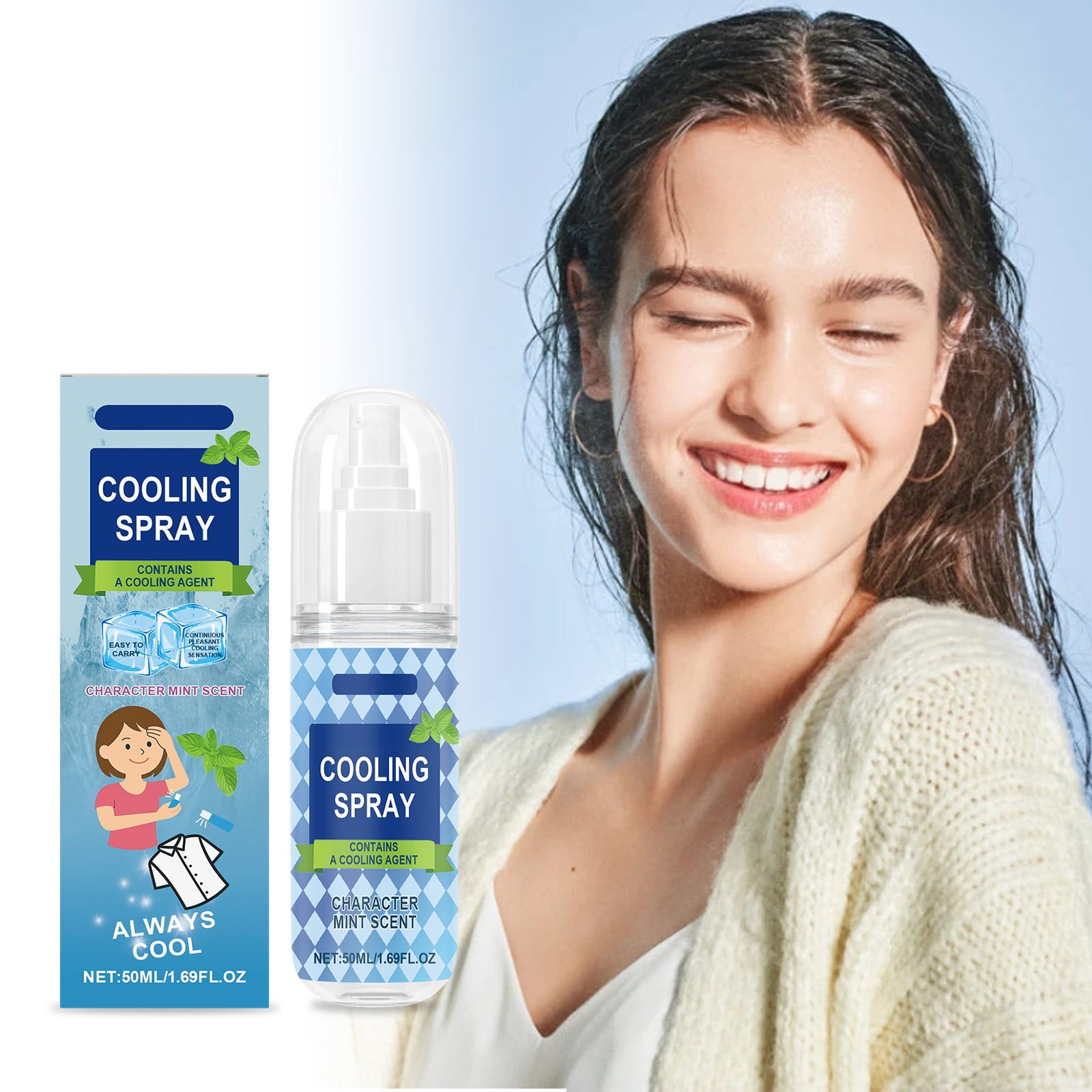 Cooling Spray for Hot Weather, Moisturising Summer Cooling Spray for ...