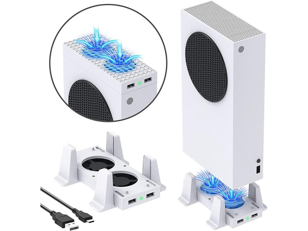 Cooling Stand Compatible with Xbox Series S, Dual Purpose Cooling Fan ...