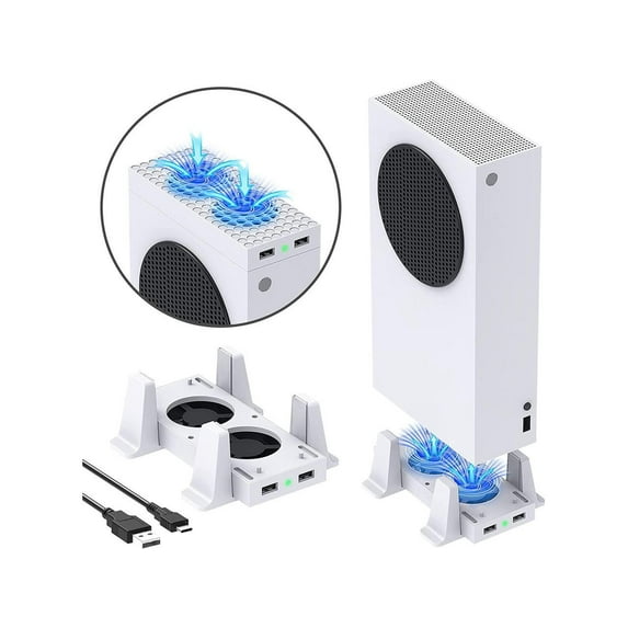 Cooling Stand Compatible with Xbox Series S, Dual Purpose Cooling Fan ...