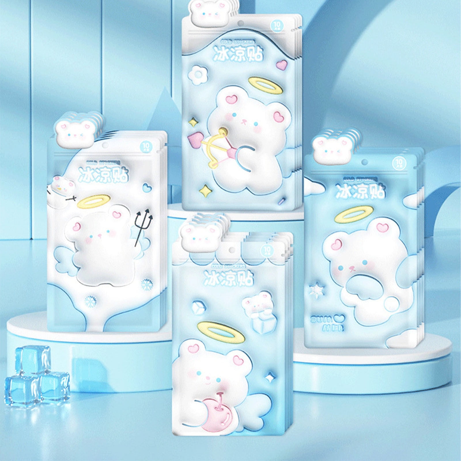 Cooling Stickers, Summer Little One Stickers, 1ml Size, Mobile Phone ...