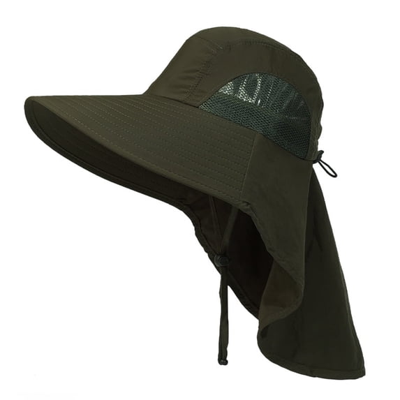 Cooling Sun Hat for Men Women UPF50+ Wide Brim Fishing Hat with Neck ...