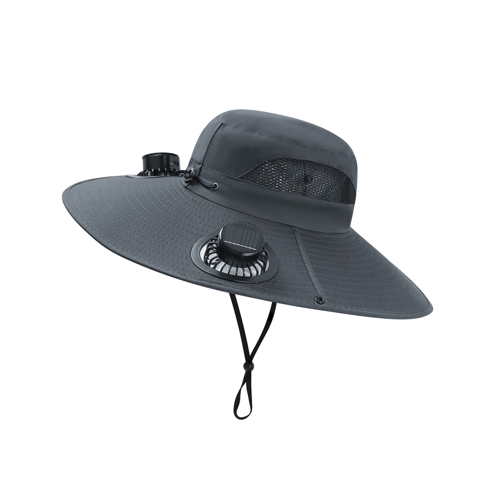 Cooling Sun Hat with Fan Rechargeable, UPF 50+ Bucket Hat, 16H Neck Fan ...