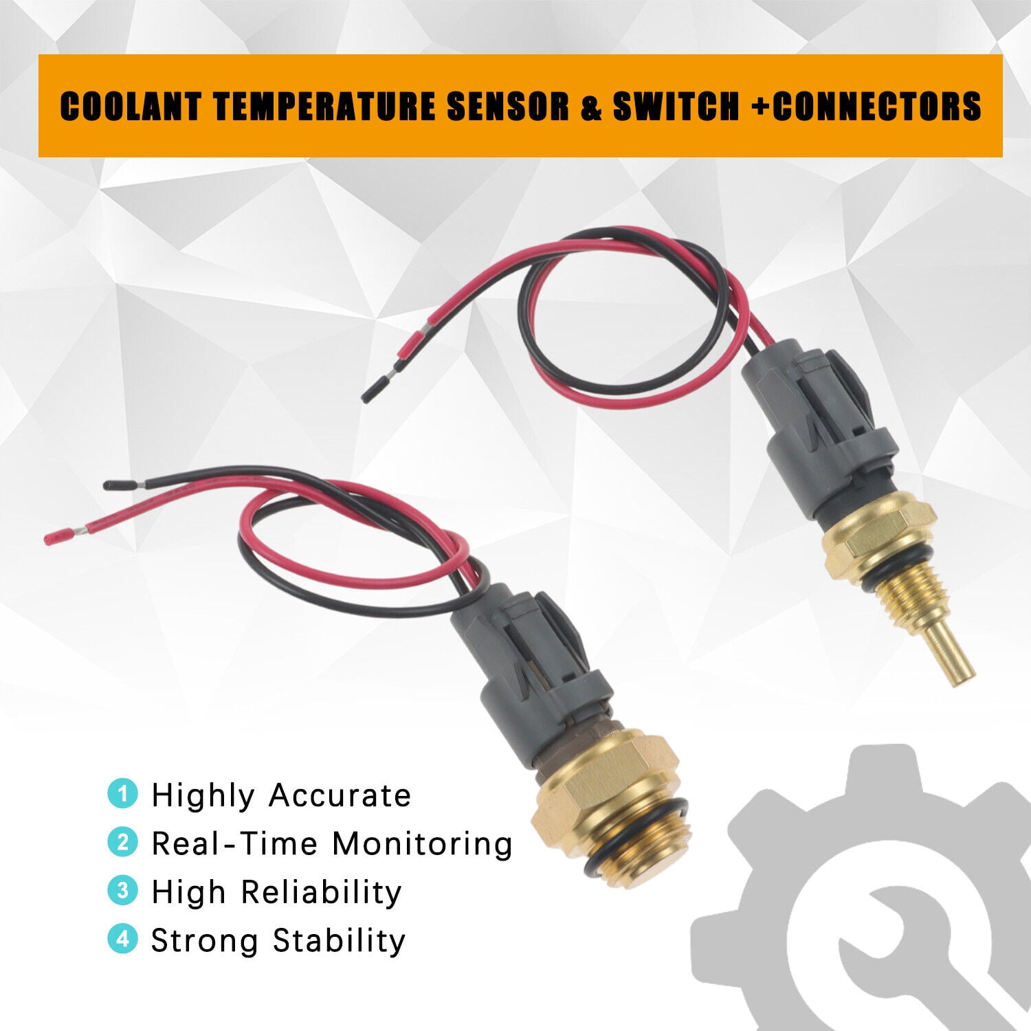 Cooling System Sensors & Switches with Wire Harness Tail Fiber for ...