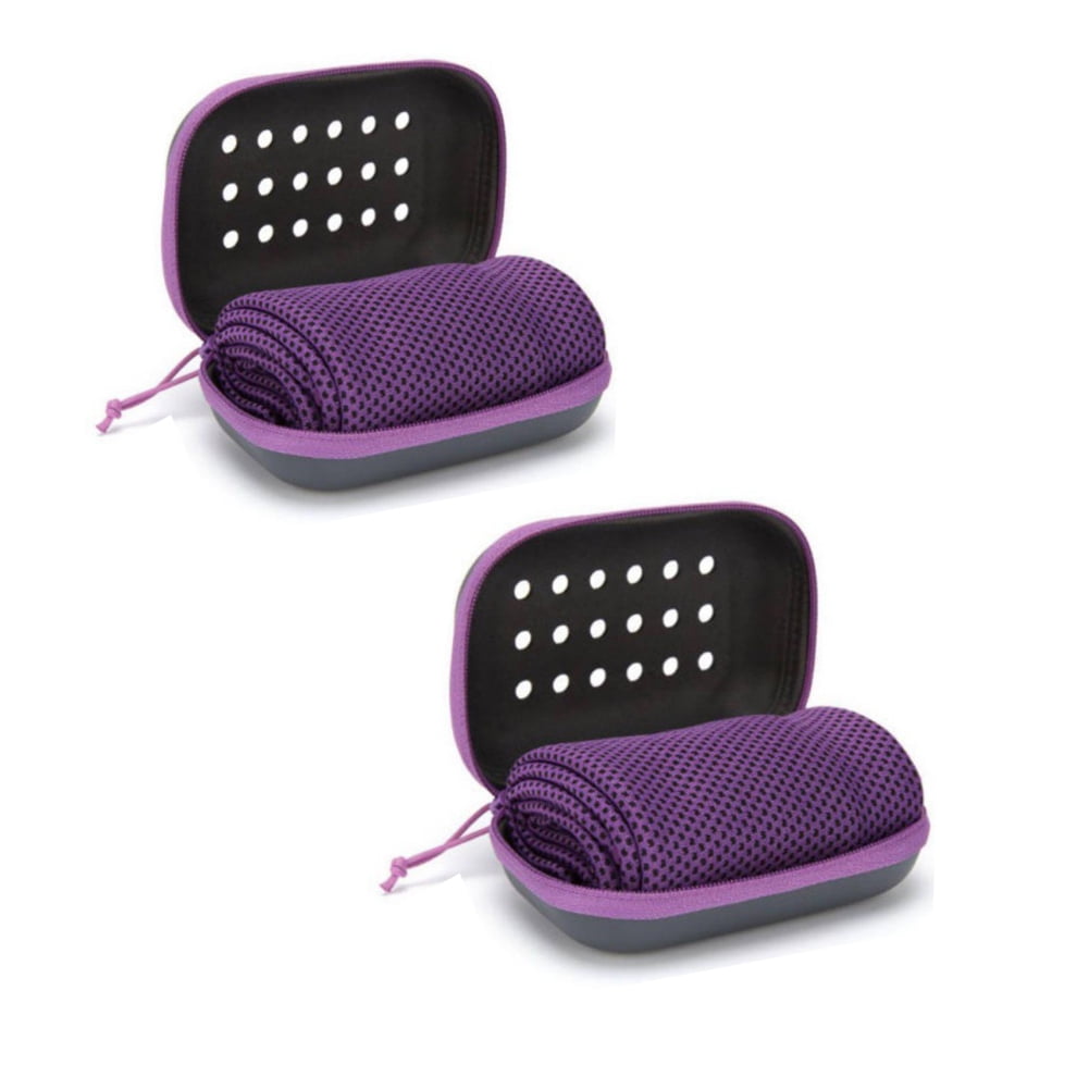 2Pack Cooling Towels (30*90cm), Cooling Towel for Neck and Face, Soft ...