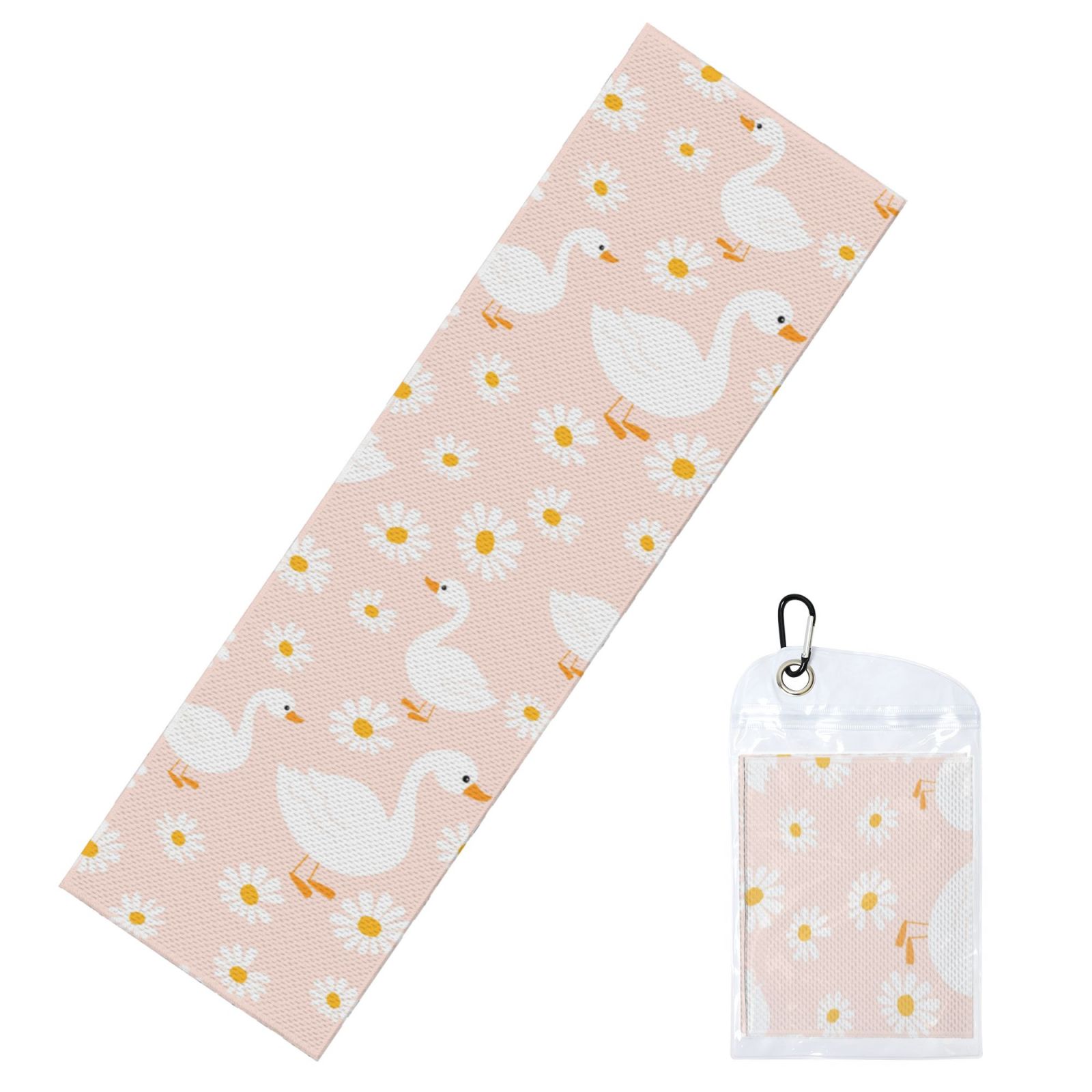 Cooling Towels (40"X12"), Daisy Cute Duck Pink Soft Ice Towel ...