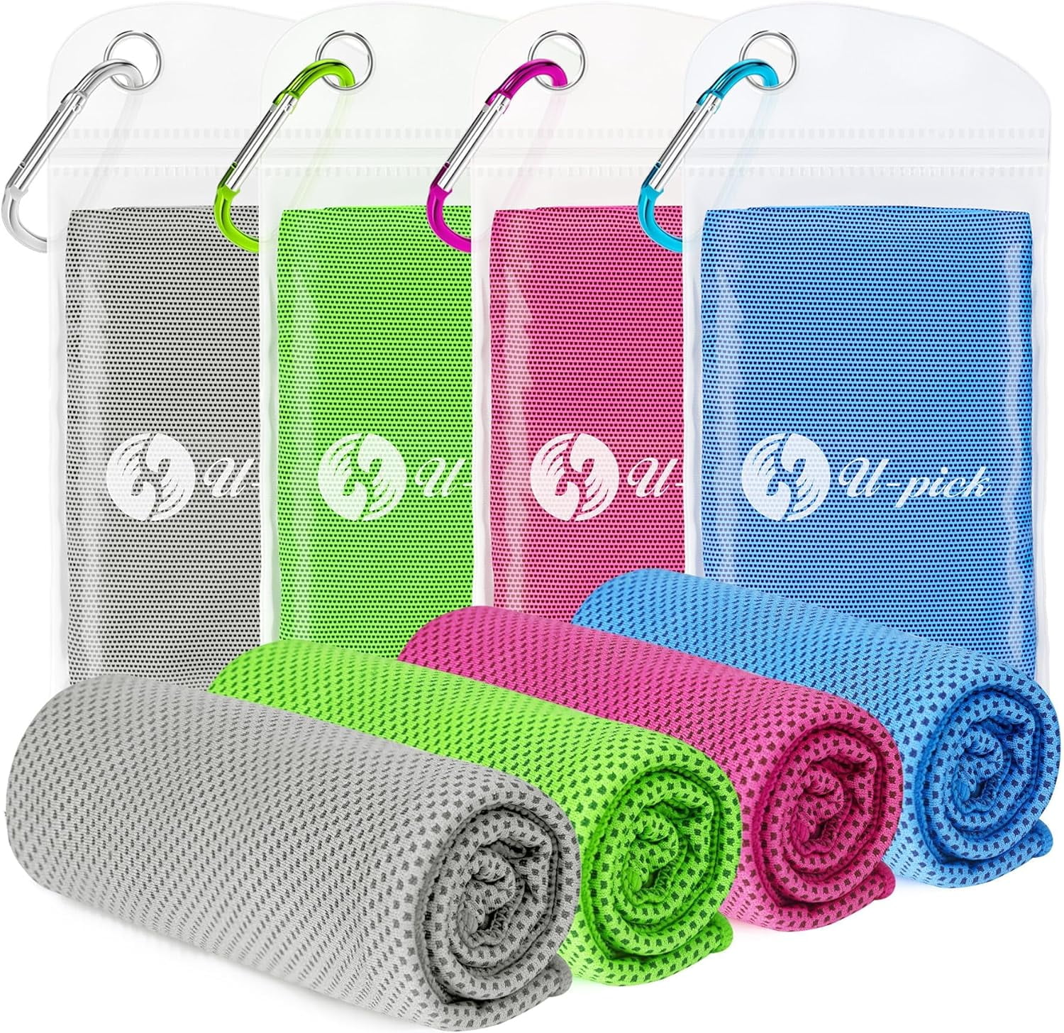 Cooling Towels (40"x12"), Cooling Towel for Neck and Face, Soft ...