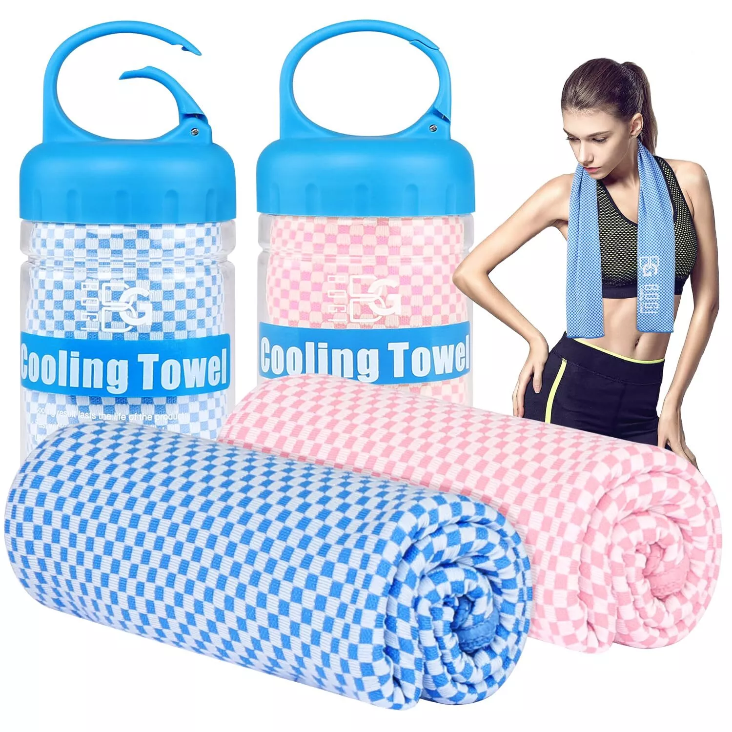Cooling Towels for Neck and Face Instant Cooling Relief for Sports ...