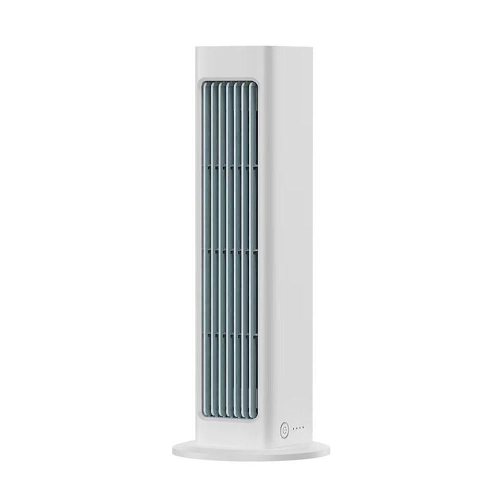 Cooling Tower Fan for Bedroom, Standing Bladeless Fan that Blows Cold ...