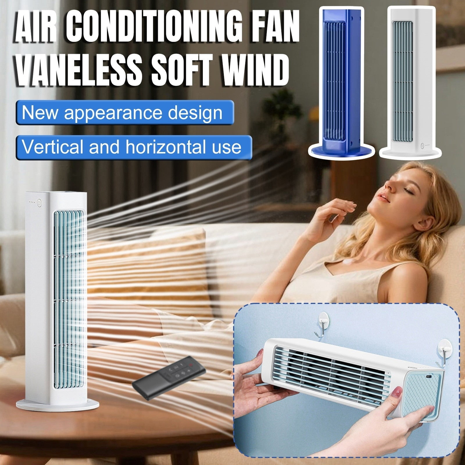 Cooling Tower Fans That Blow Cold Air, Quiet Tower Fans with Remote ...