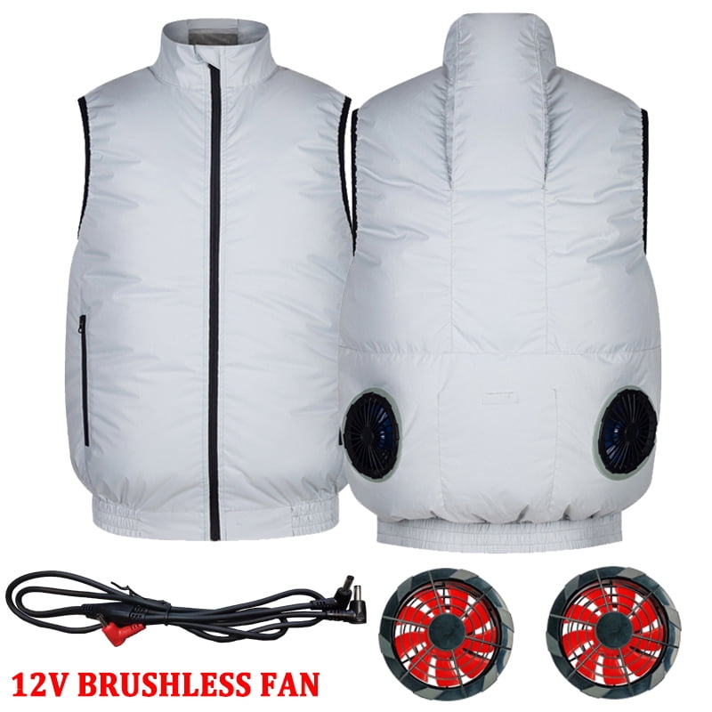 Cooling Vest Fan Air Conditioner Clothes Cool Vest Fan Suit USB ...