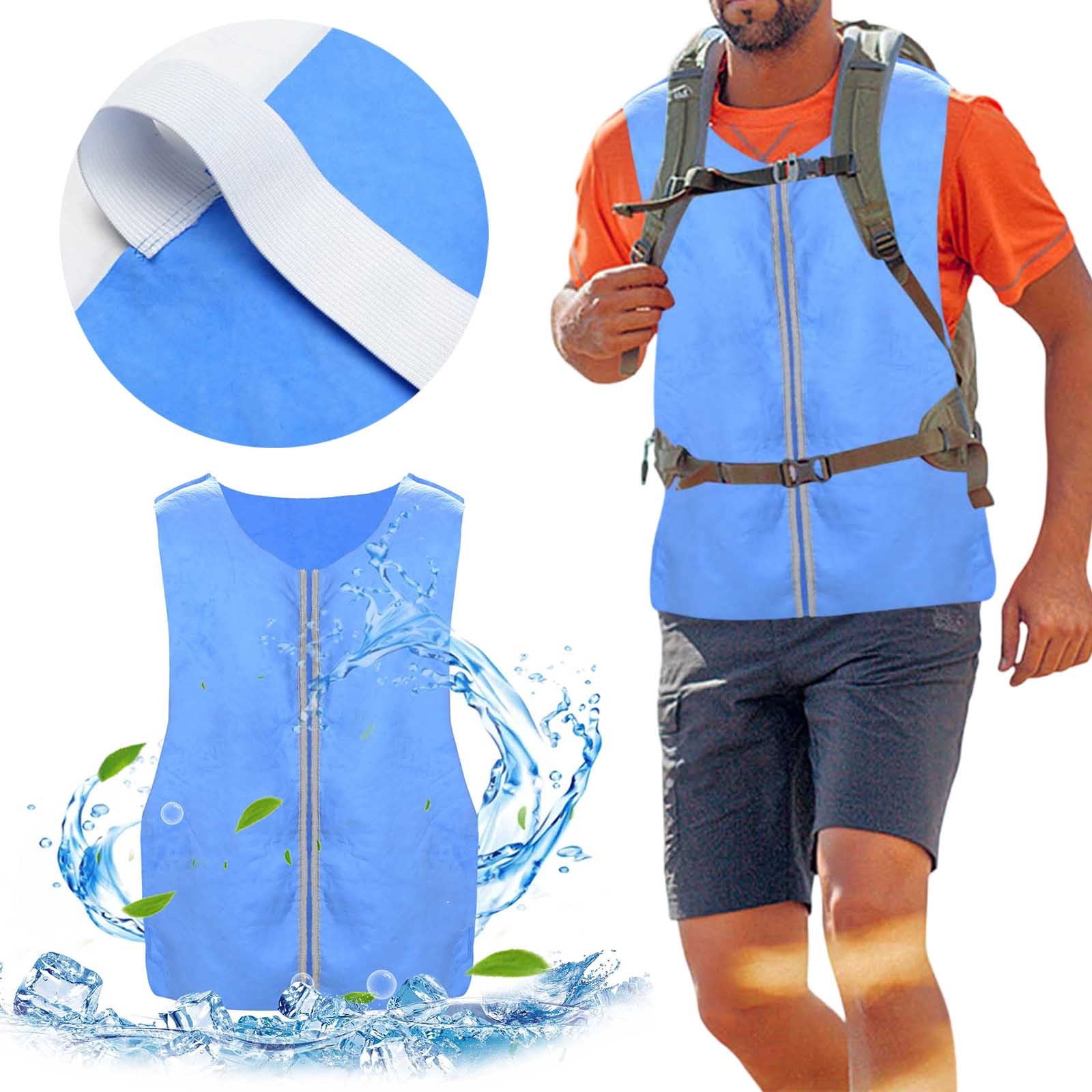 Cooling Vest for Men Women, Adjustable Evaporative Cooling Vest for Hot ...
