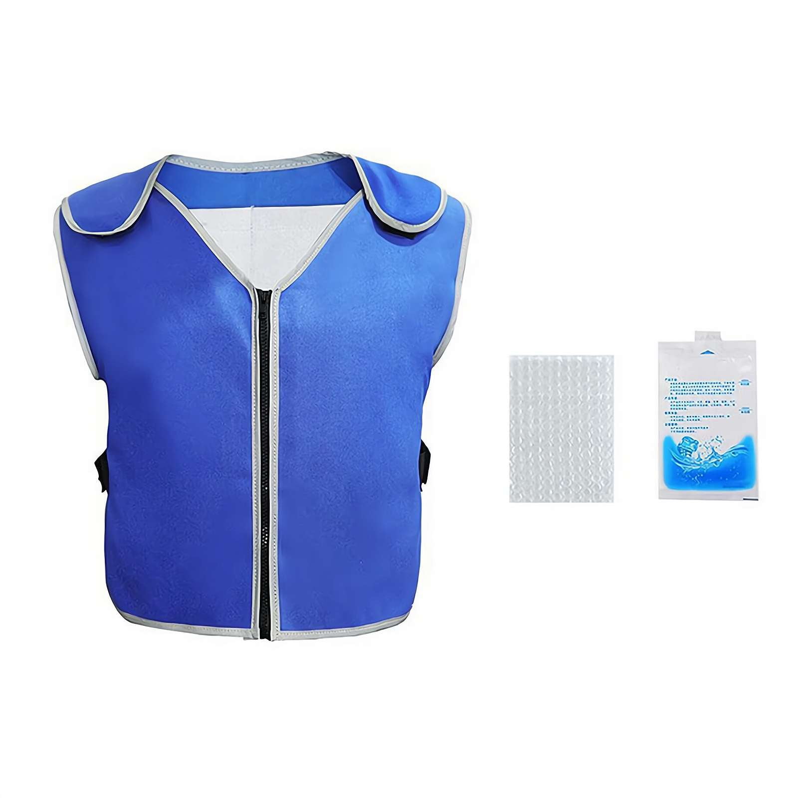 Cooling Vest With Ice Packs for Men Women,Ice Reflective Vest Cool ...