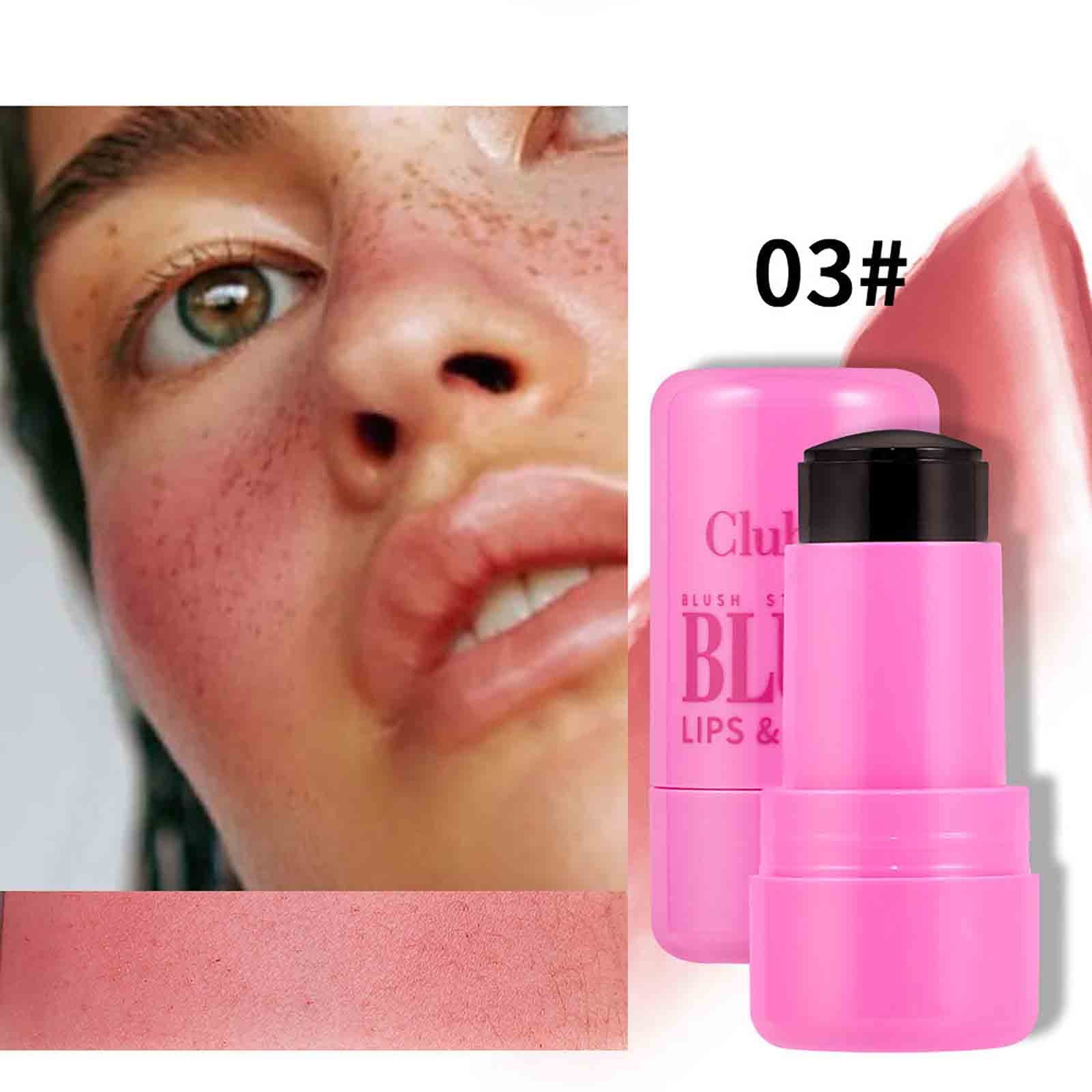 Cooling Water Jelly Lip Tint/Blush, Jelly Blush Stick Makeup, 3-in-1 ...
