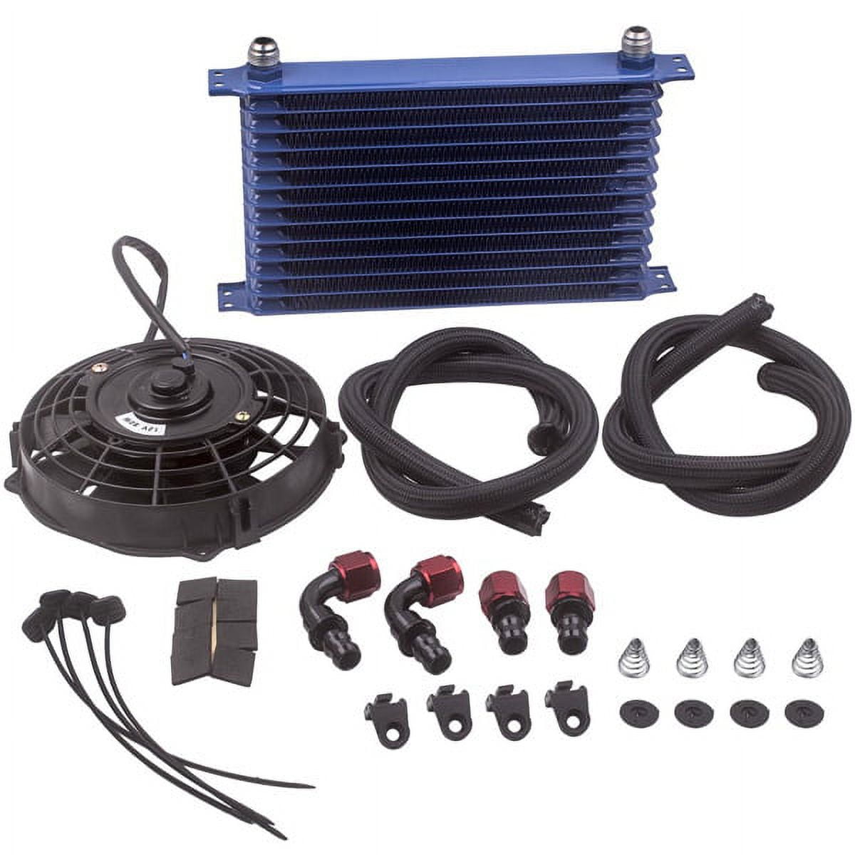 Cooling fan Universal AN10 13 Row Engine Trust Oil Cooler Kit & 7 ...