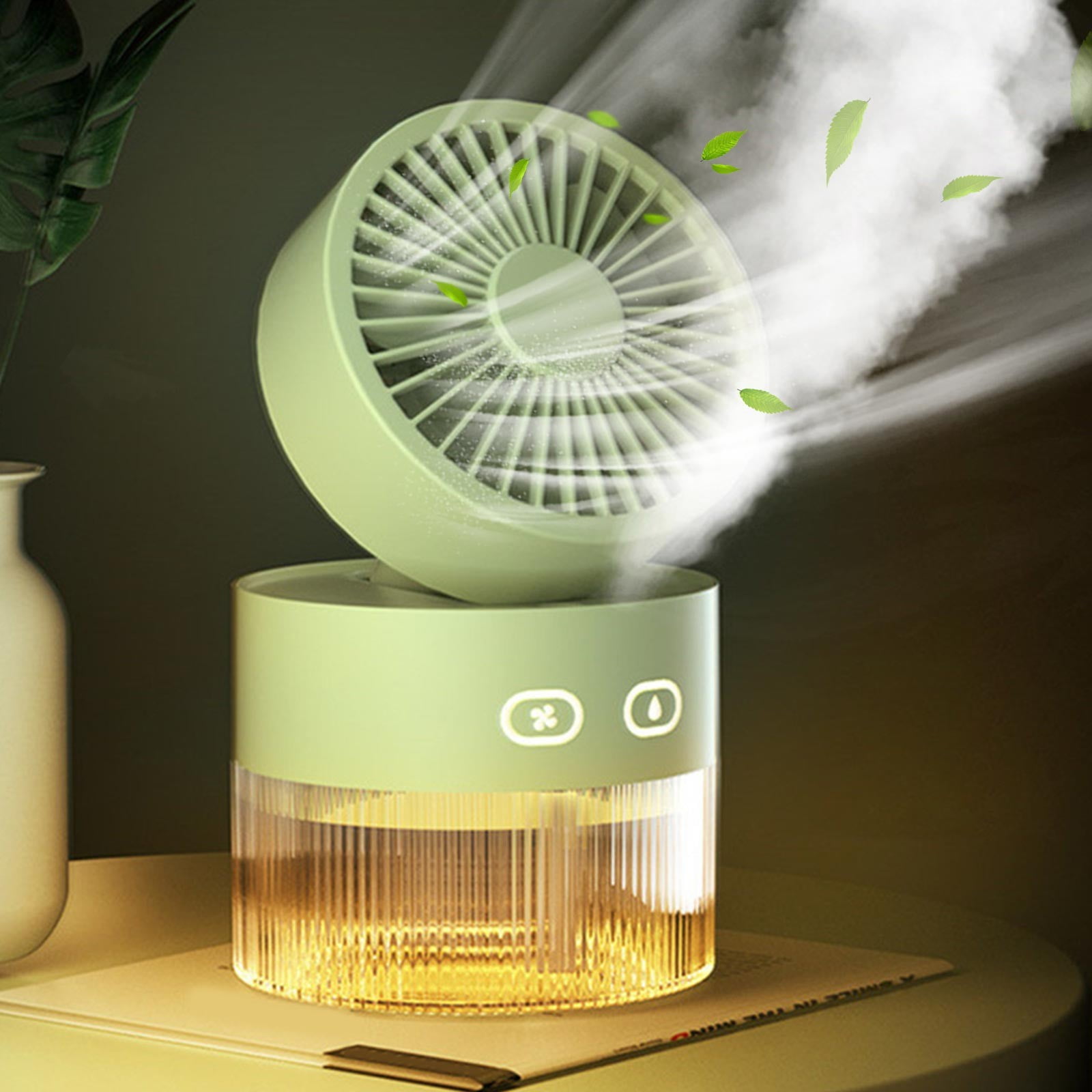 Rechargeable Water Cool Fan Usb Mini Fan Desktop Fan Turbine Foldable ...