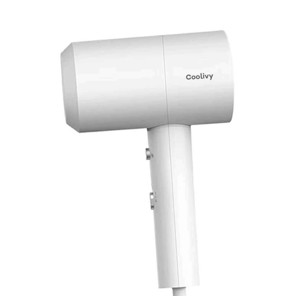 Coolivy Electric Hair Dryers, Compact Travel Hair Dryer, White ...