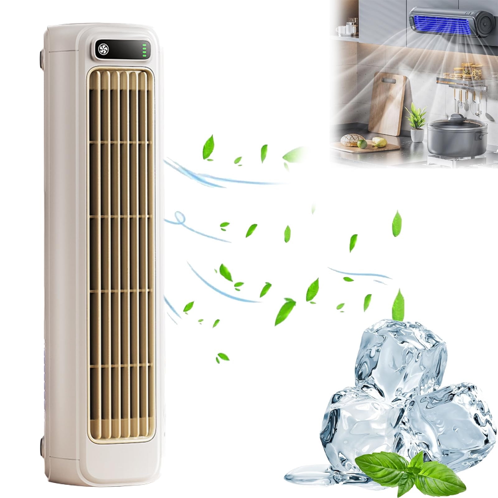 Coolizi Cooling Ace, 3 Speeds Adjustable Coolizi Portable Air ...