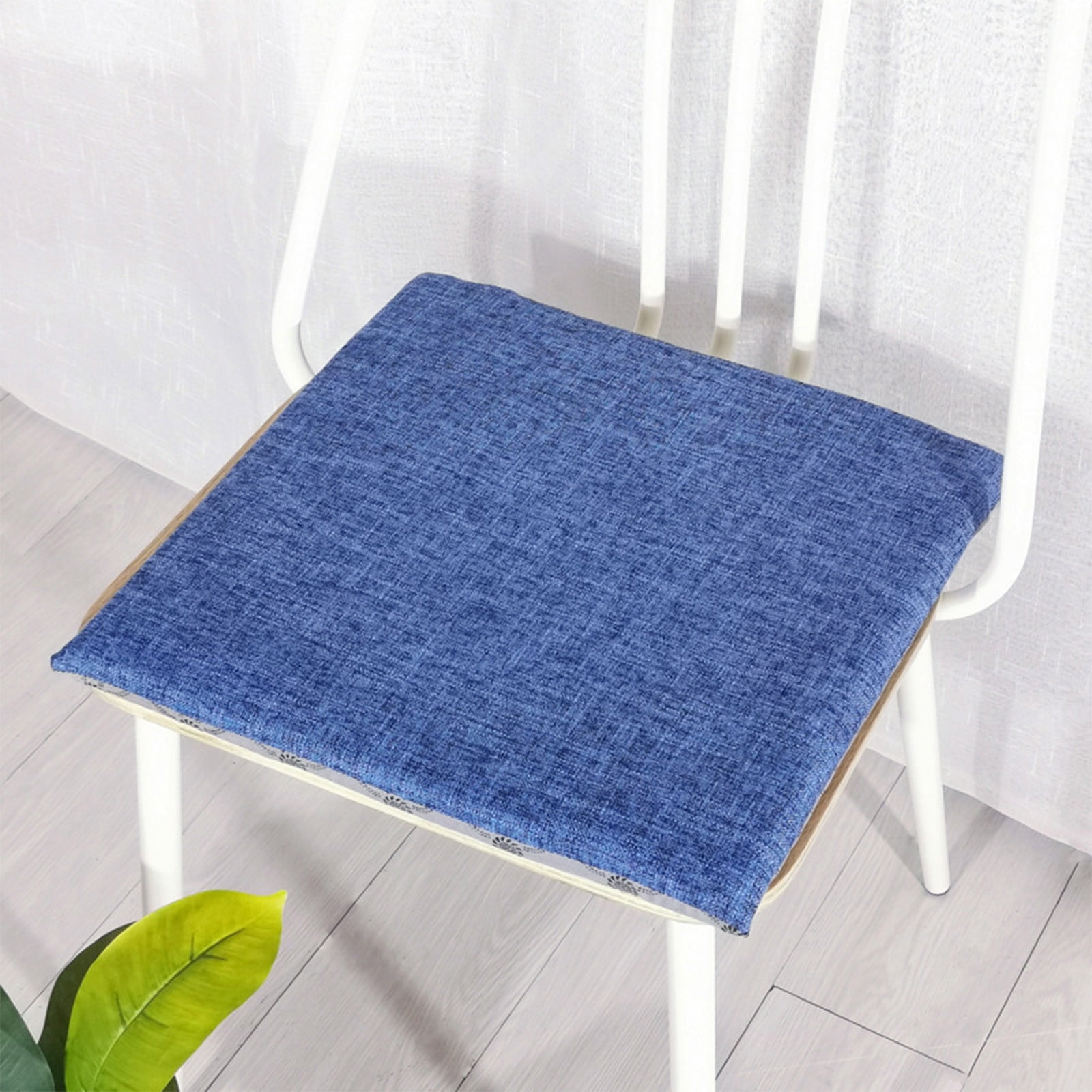 Coollooc 15.74 Inches Non Slip Stool Cushion Square for Kitchen, Dining ...