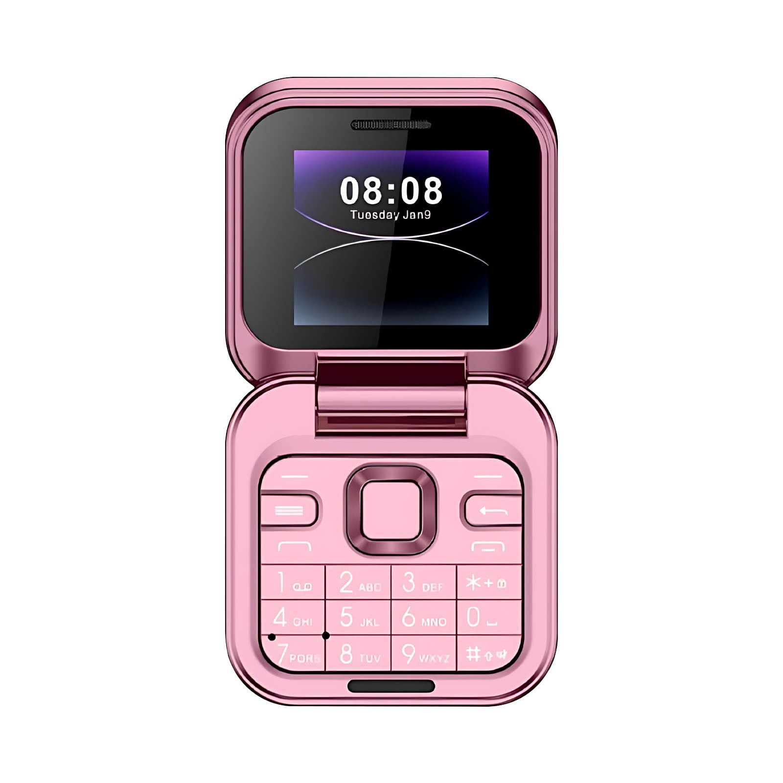 Coollooc 2024 New Mini Flip Mobile Phone 2 SIM Card Small Display ...