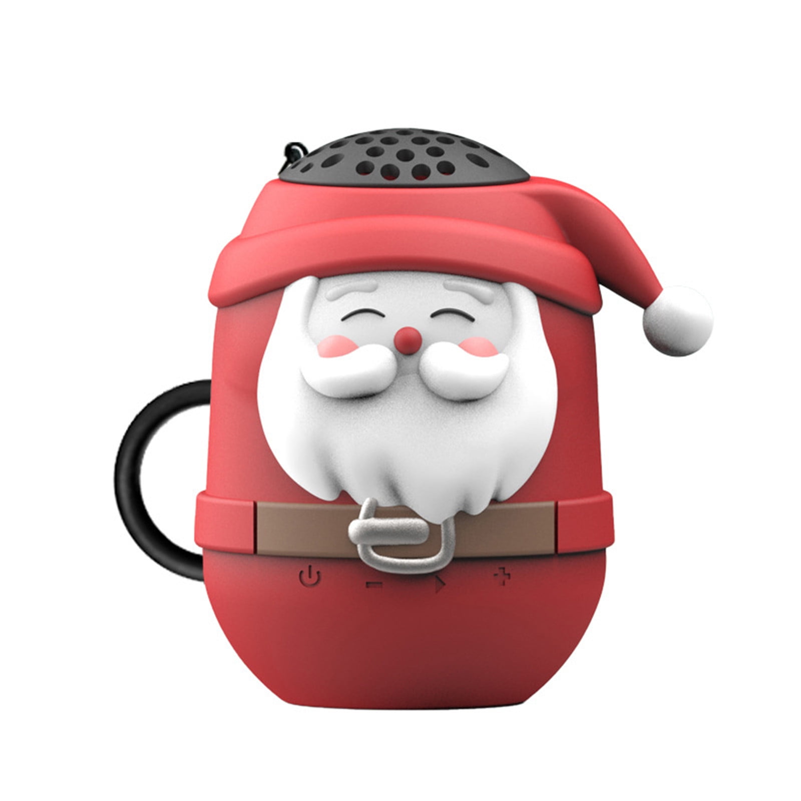 Coollooc 3.6 Inch Mini Cute Christmas Speaker Bluetooth 5.2 Wireless ...