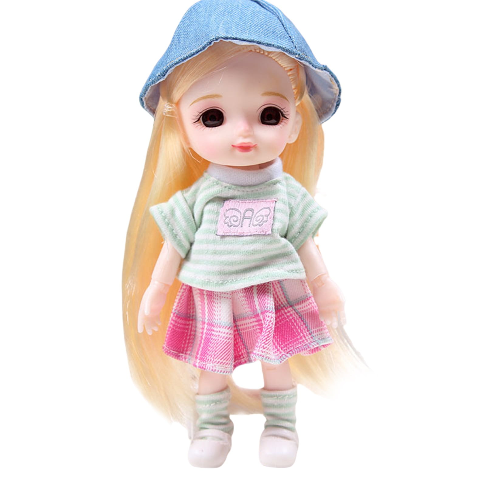 Coollooc 6.7 Inch Girl Bjd Dolls 17 cm Ball Joints Doll with ...