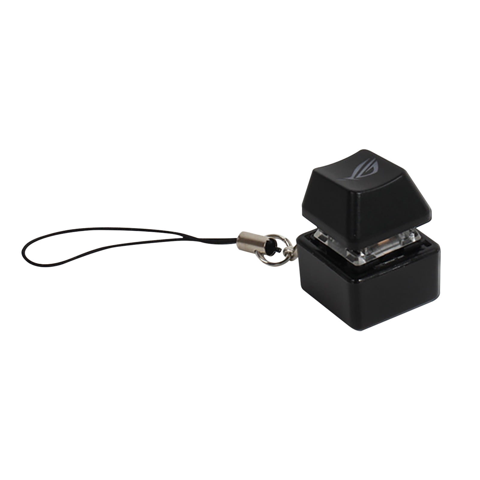 Coollooc Black Keyboard 1 Key Keychain Light Up 7 Modes Light Toys ...