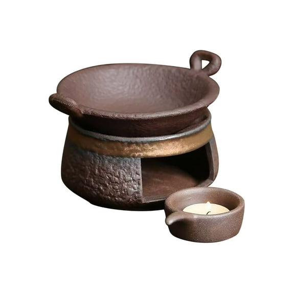 Coollooc Ceramic Tea Stove Warmer Set, Cedar and Zen Aromatherapy ...