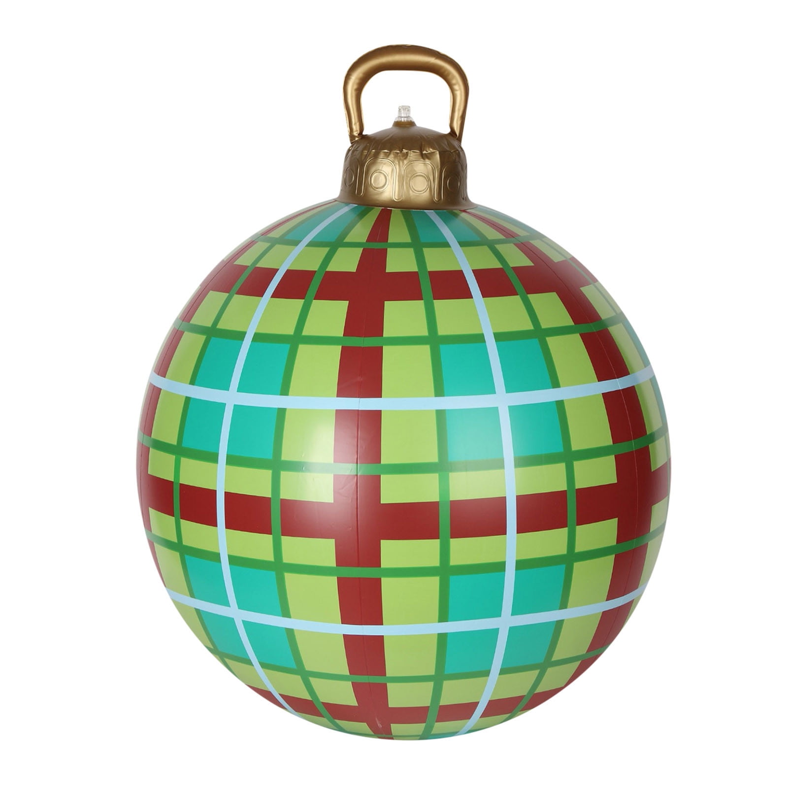 Coollooc Christmas Inflatable Ball Decorations, 24 Inch Giant Ornaments ...