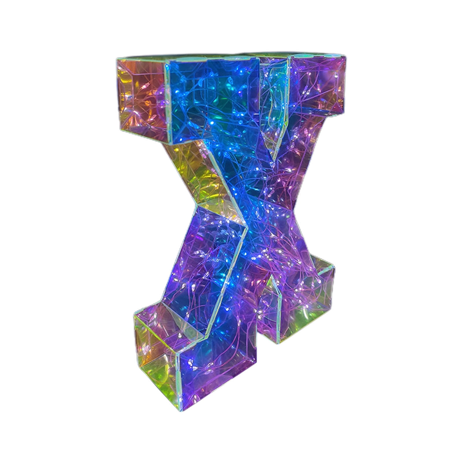 Coollooc Christmas Light Up Letters Letter Lights - Colorful LED ...